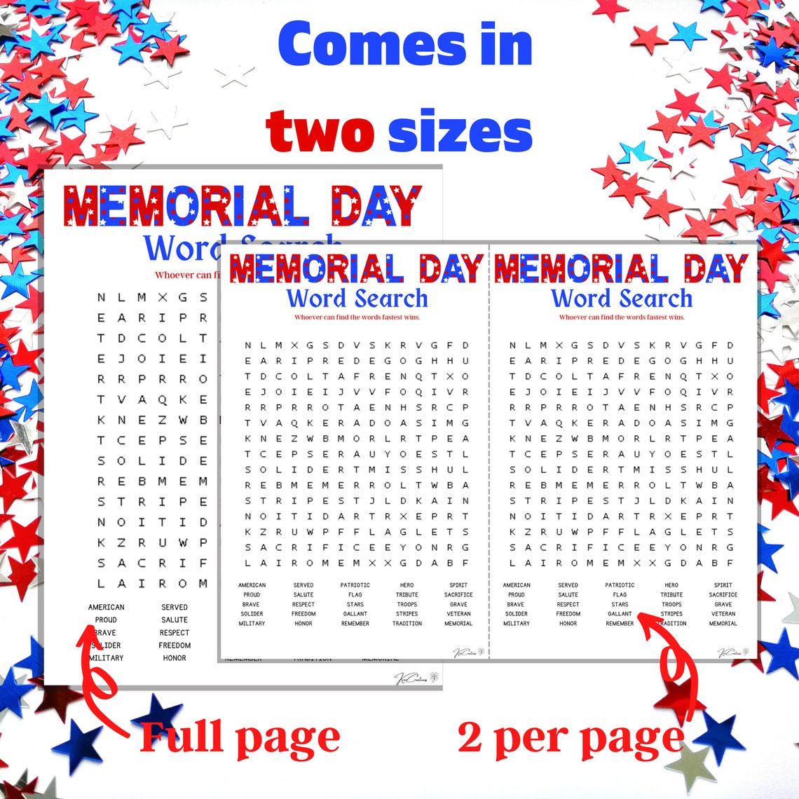 Memorial Day Game Bundle Printable Family Games Virtual - Etsy