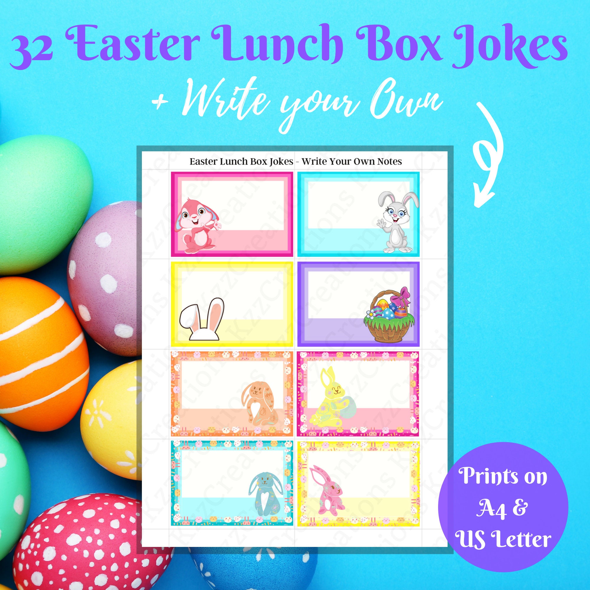 Wall Décor Wall Hangings Home Décor Joke of the Day Easter Lunch Box ...