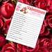 Valentine's Day Game Couples Game, Printable Family Game, Virtual Party ...