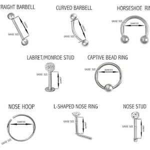 14G Clitorial Hood Ring VCH Cuff Bar Hinged Jewelry Vertical Stainless ...