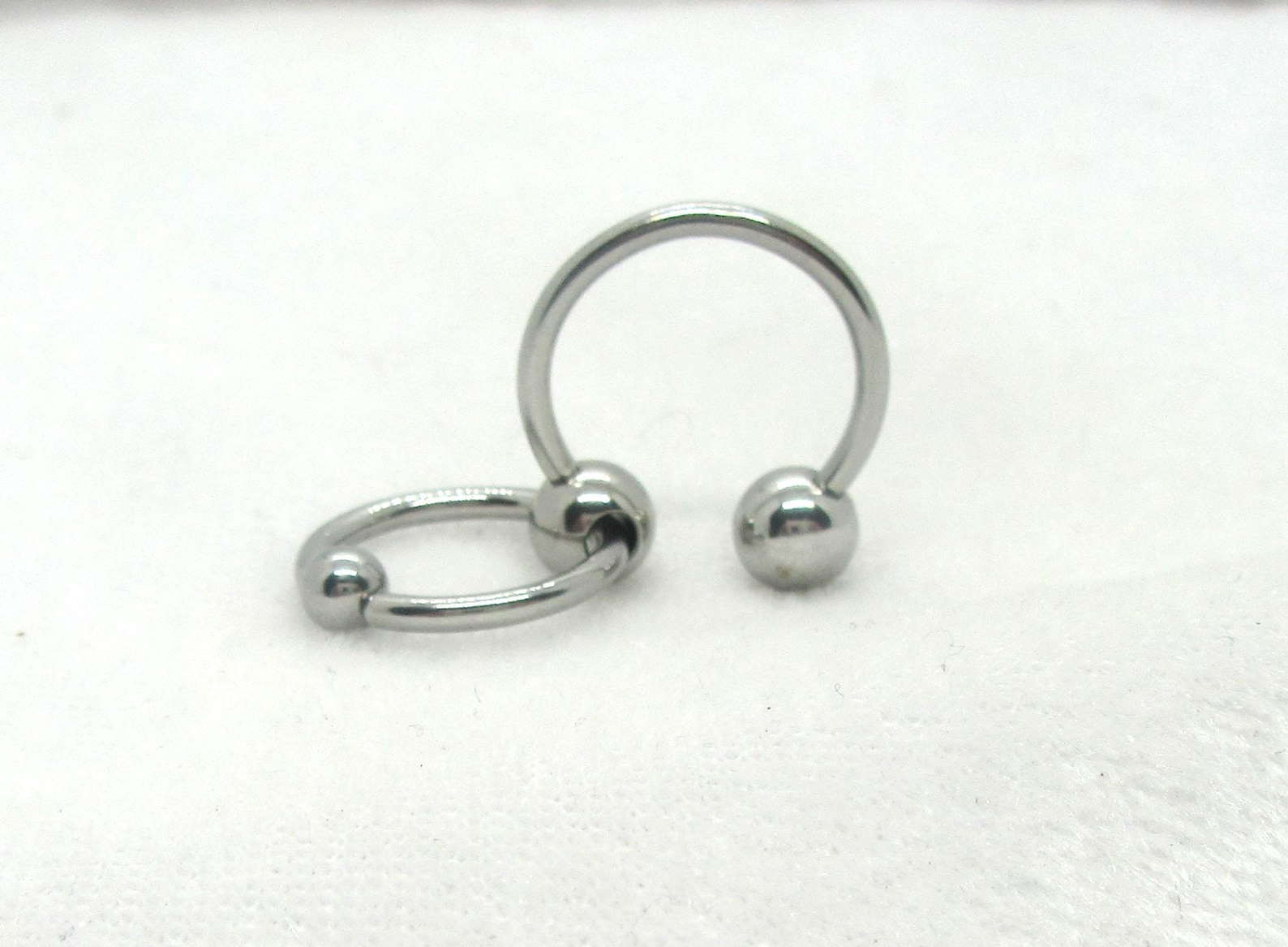 14G 12G Male Genital Horseshoe Circular Doorknocker Jewelry Hafada ...