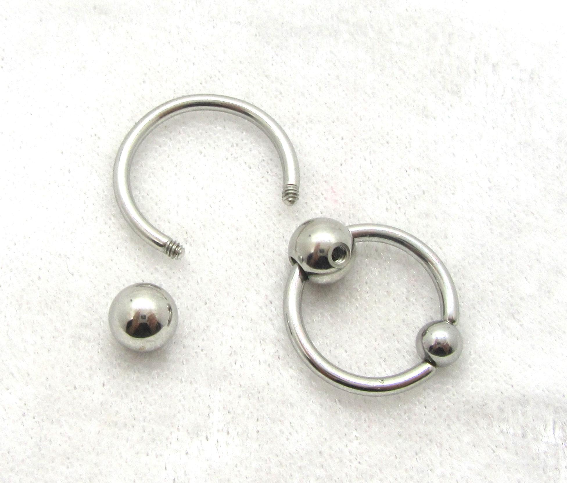 14G 12G Male Genital Horseshoe Circular Doorknocker Jewelry Hafada ...