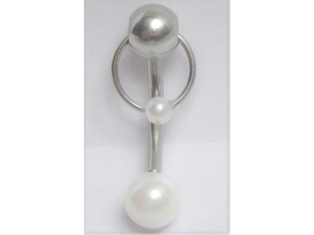 Clitoral Clitorial Clit Hood Bar VCH 14G Vertical Jewelry VCH Bar ...