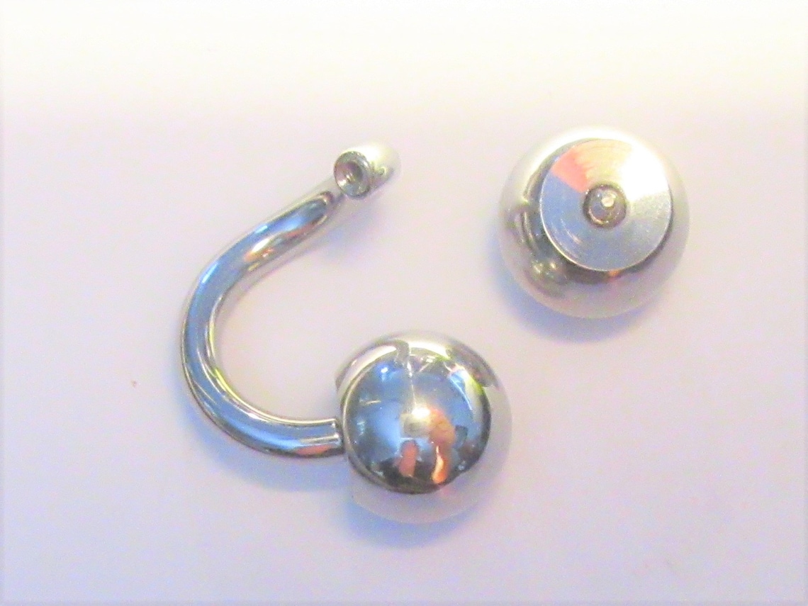 Male Genital Jewelry PA Prince Albert 8G 6G 4G 2G 0G 00G Penis - Etsy