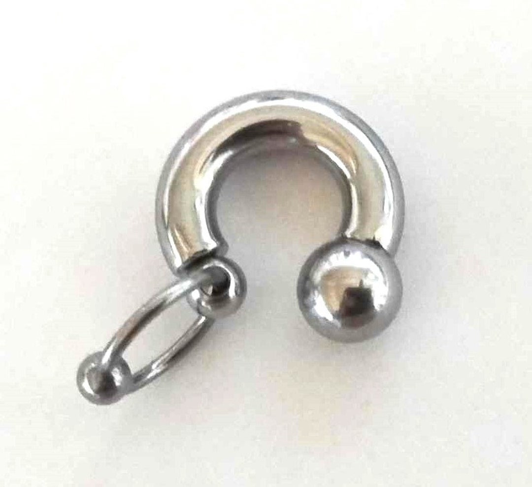 2G 4G 6G 8G 10G Male Genital Horseshoe Doorknocker Jewelry PA Frenum ...