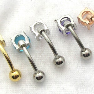 Clitorial Hood Ring VCH Cuff Diamond Crystal Jewelry Vertical Stainless ...