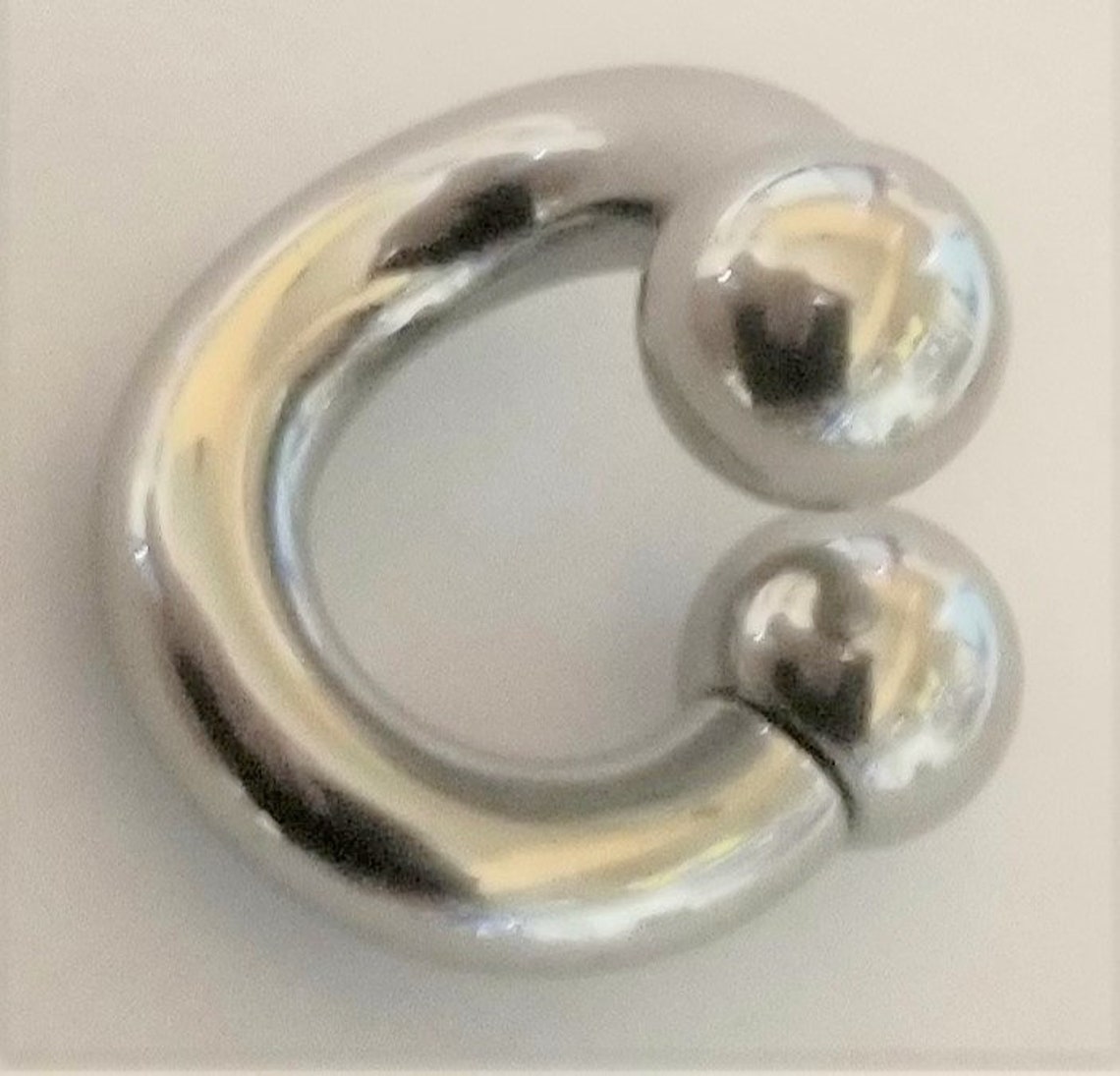 Male Genital Jewelry PA Prince Albert 8G 6G 4G 2G 0G 00G Penis Piercing ...