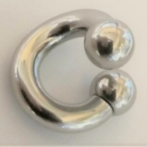 Male Genital Jewelry PA Prince Albert 8G 6G 4G 2G 0G 00G Penis Piercing ...