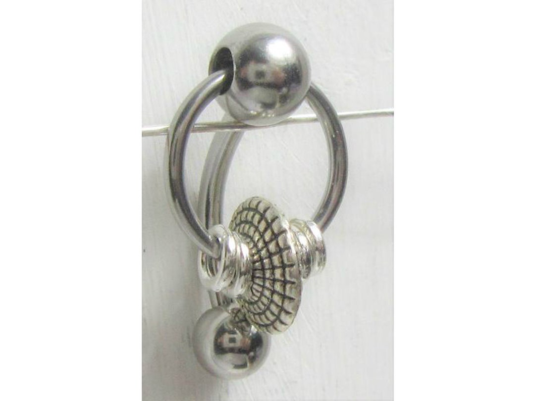 Clitoral Clitorial Clit Hood Bar VCH Vertical Stainless Steel Rolling ...