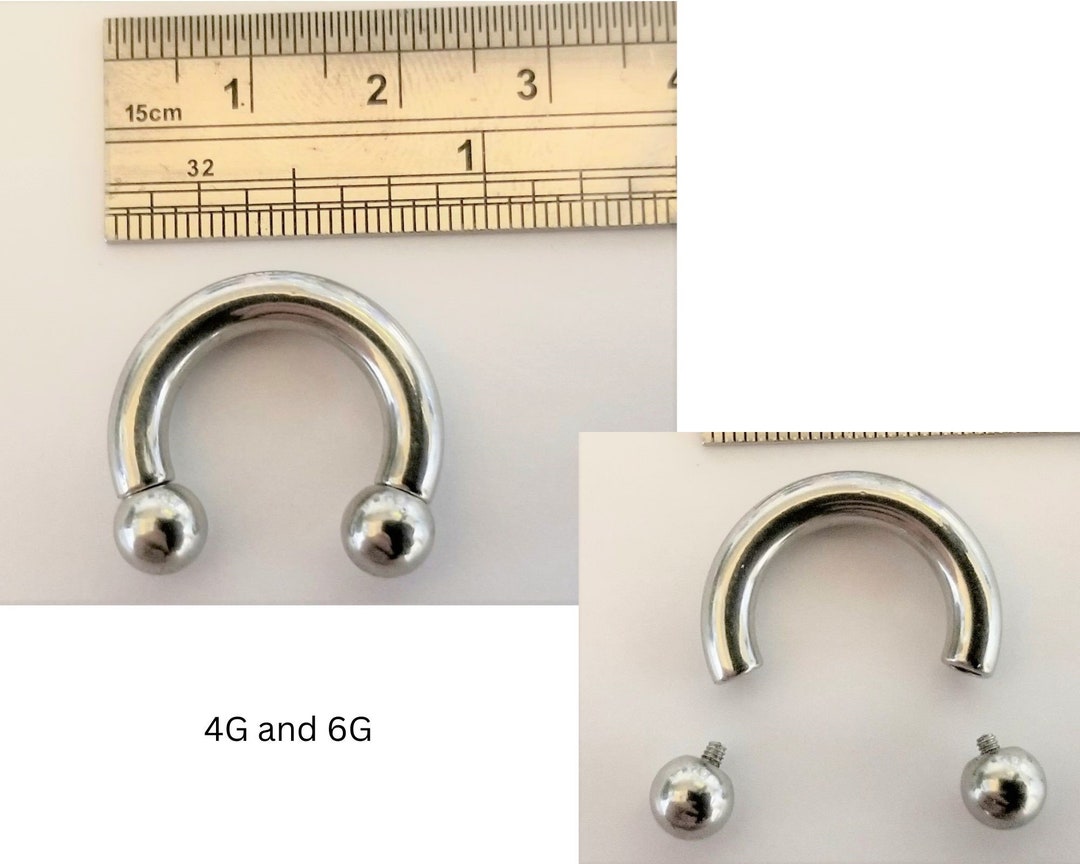 Male Genital 4g 6g Jewelry Hafada Apadravya Ampallang Frenum Prince