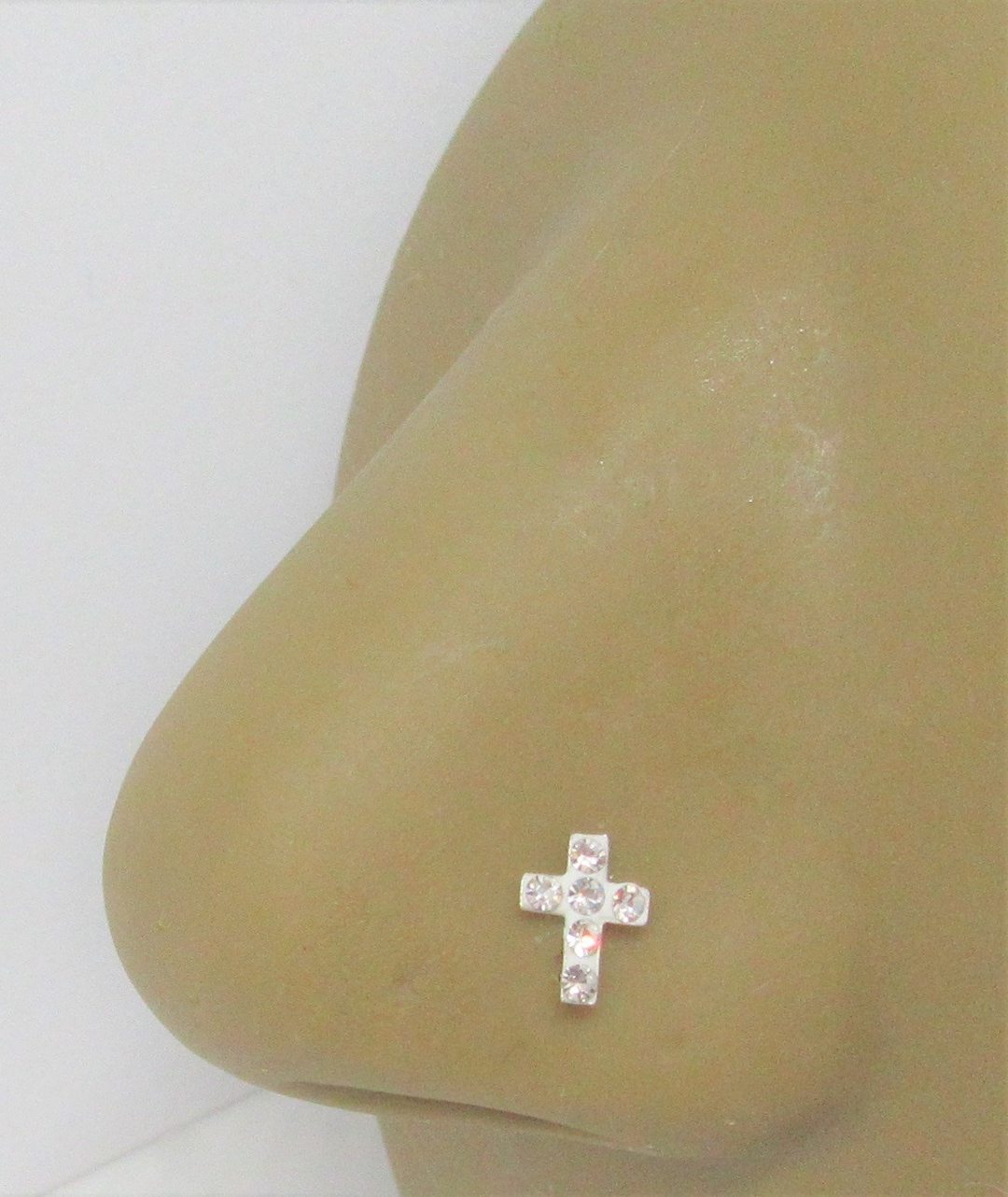 20G Cross Nose Stud L Shape Bent Post Jewelry 20 Gauge 20G Nose Jewelry ...