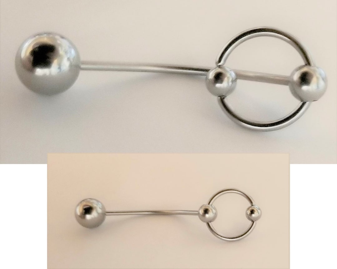 Male Genital Door Knocker Reverse Prince Albert PA Jewelry 14 - Etsy