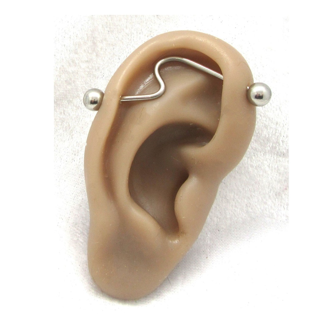 14G Industrial Bar Scaffolding Barbell Ear Cartilage Bar Industrial ...
