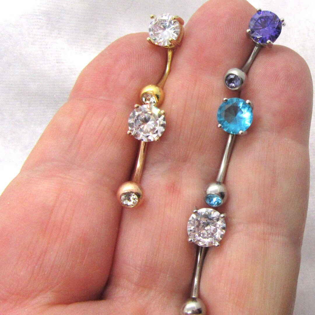 Clitorial Hood Ring VCH Cuff Diamond Crystal Jewelry Vertical Stainless ...