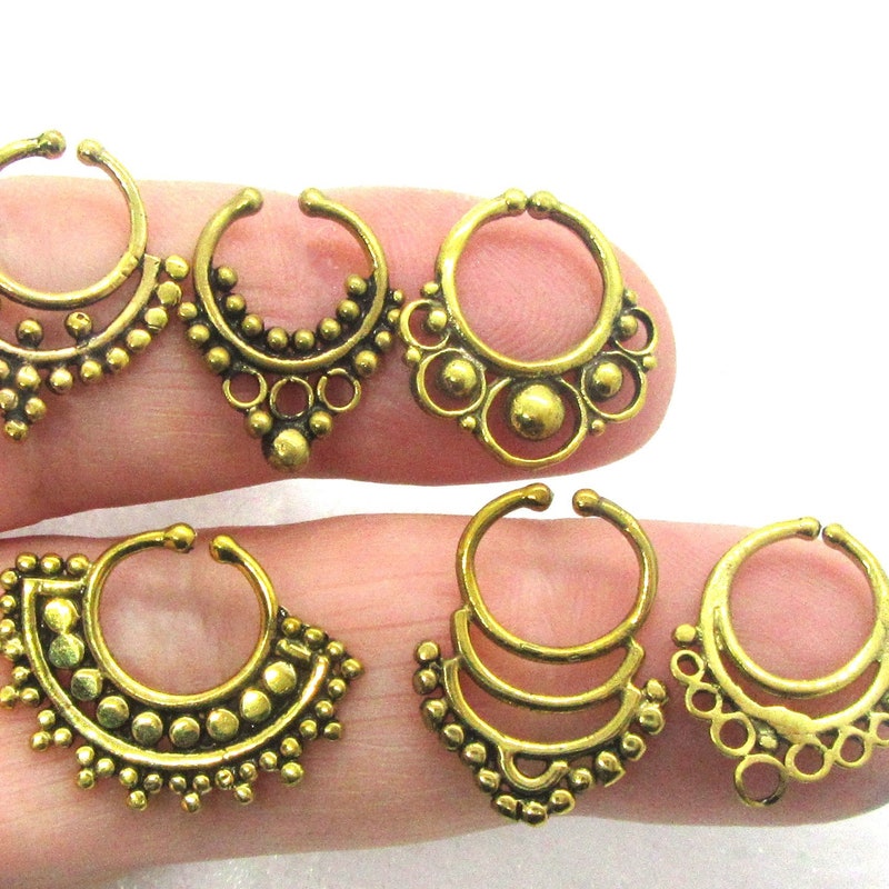 Fake Septum Rings - Etsy