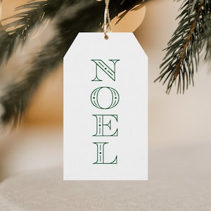 Printable Gift Tags NOEL Gift Tags Instant Download - Etsy