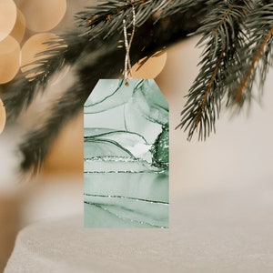 Printable Christmas Tags | Instant Download | Vibrant Green Holiday ...