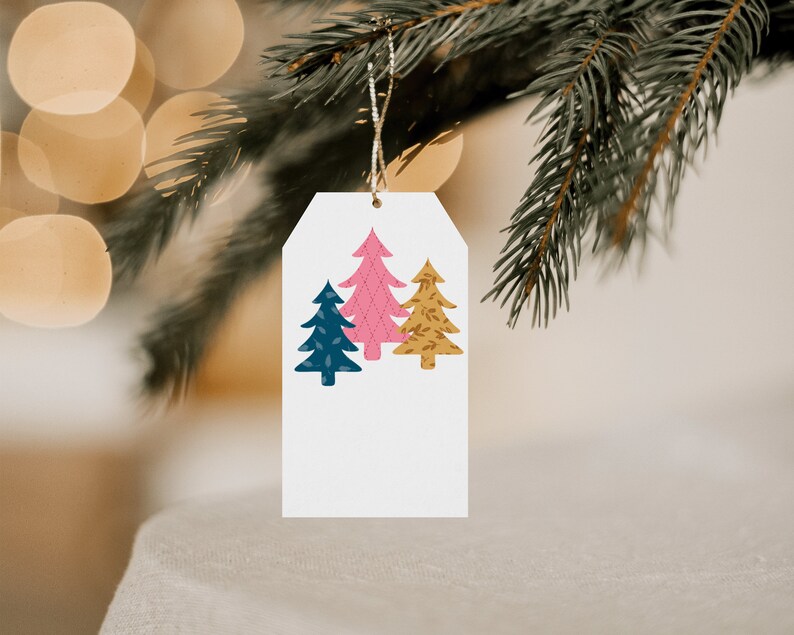 Holiday Gift Tags Instant Download Christmas Doodles Set - Etsy