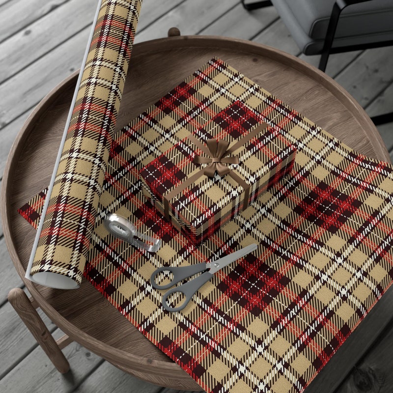 Tartan Paper - Etsy