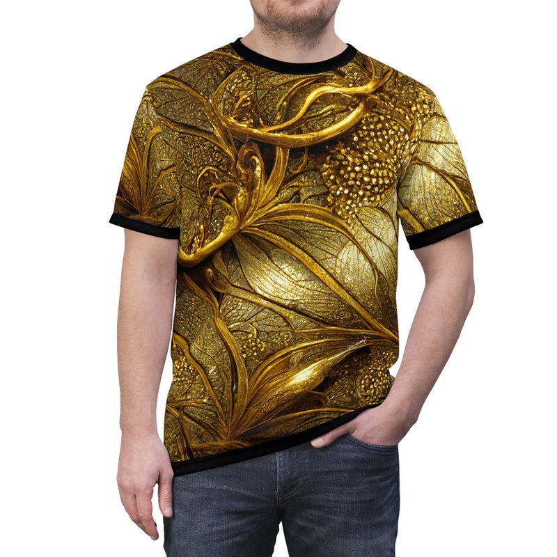 Gold Foil Shirt - Etsy