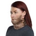 Blonde Beard Man Neck Gaiter Male Face Mask Fabric Face Cover Neck Tube ...