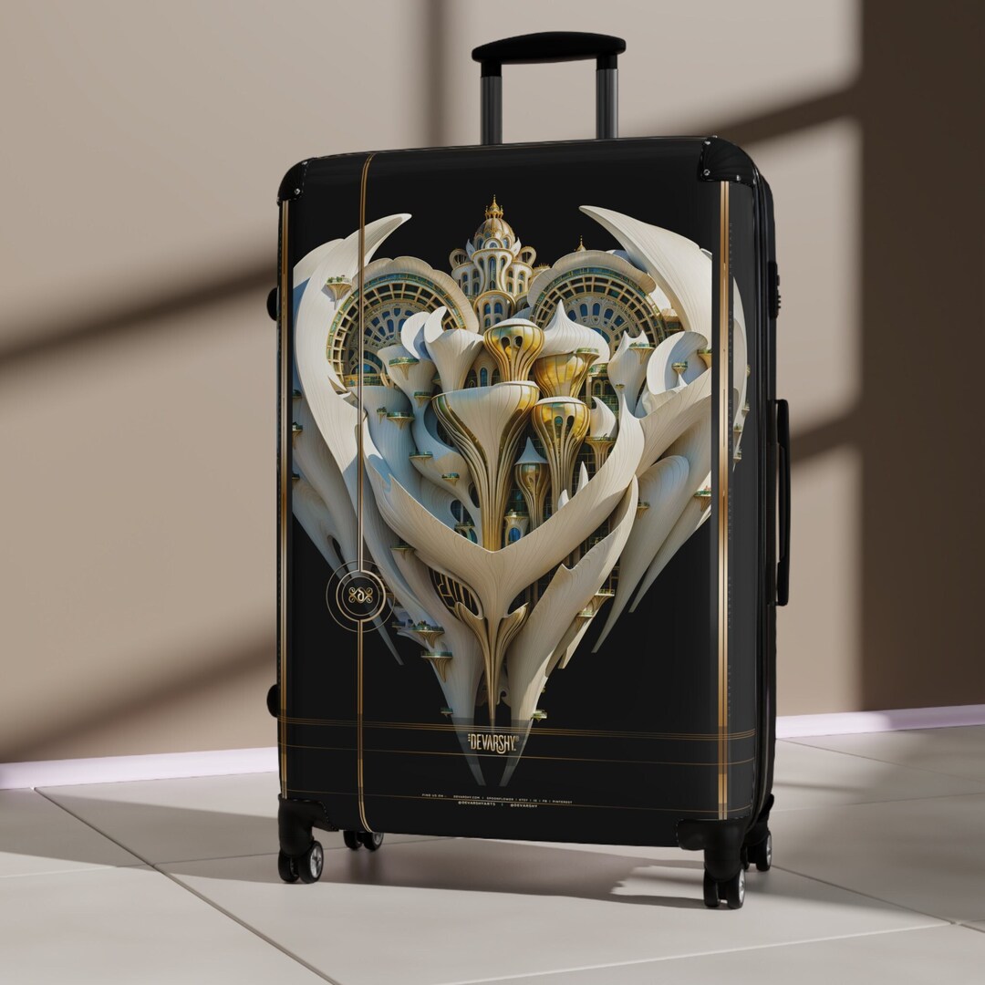 Royal Castle Suitcase Fantasy Palace Art Luggage Luxury Carry-on ...