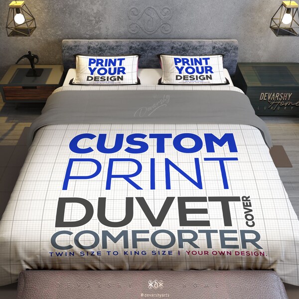 Custom Comforter - Etsy