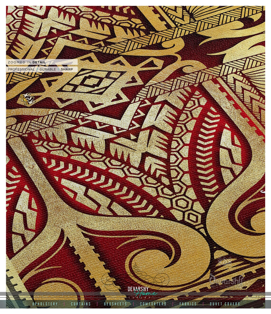 Polynesian Maori Tattoo Wine Area Rug Chenille Rugs in 3 - Etsy