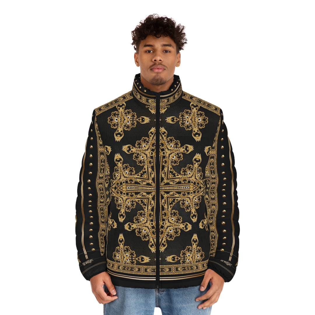 Russian Baroque Puffer Jacket Unisex Jacket Best Gift Winter - Etsy