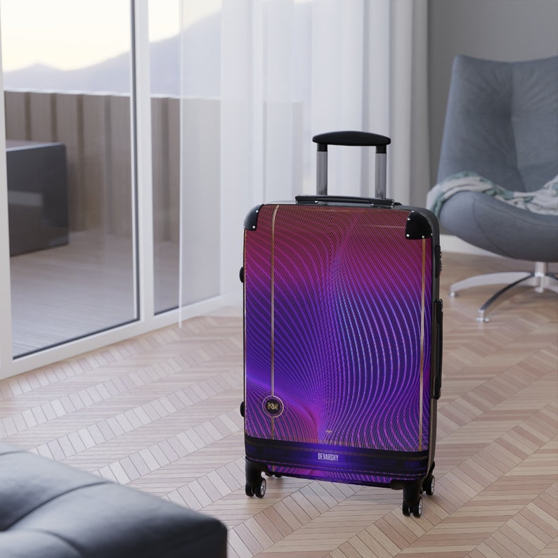 Purple Nazca Lines Suitcase 3 SIZES Travel Bags Carry-on - Etsy