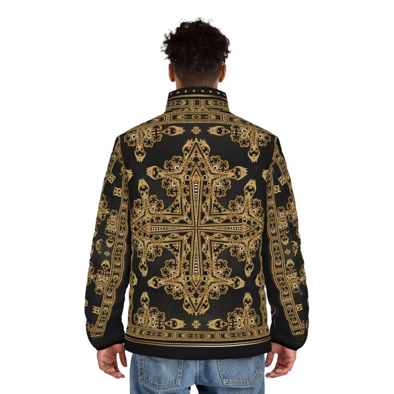 Russian Baroque Puffer Jacket, Unisex Jacket, Best Gift Winter Jacket ...