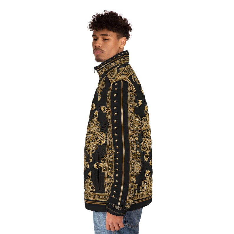 Russian Baroque Puffer Jacket, Unisex Jacket, Best Gift Winter Jacket ...