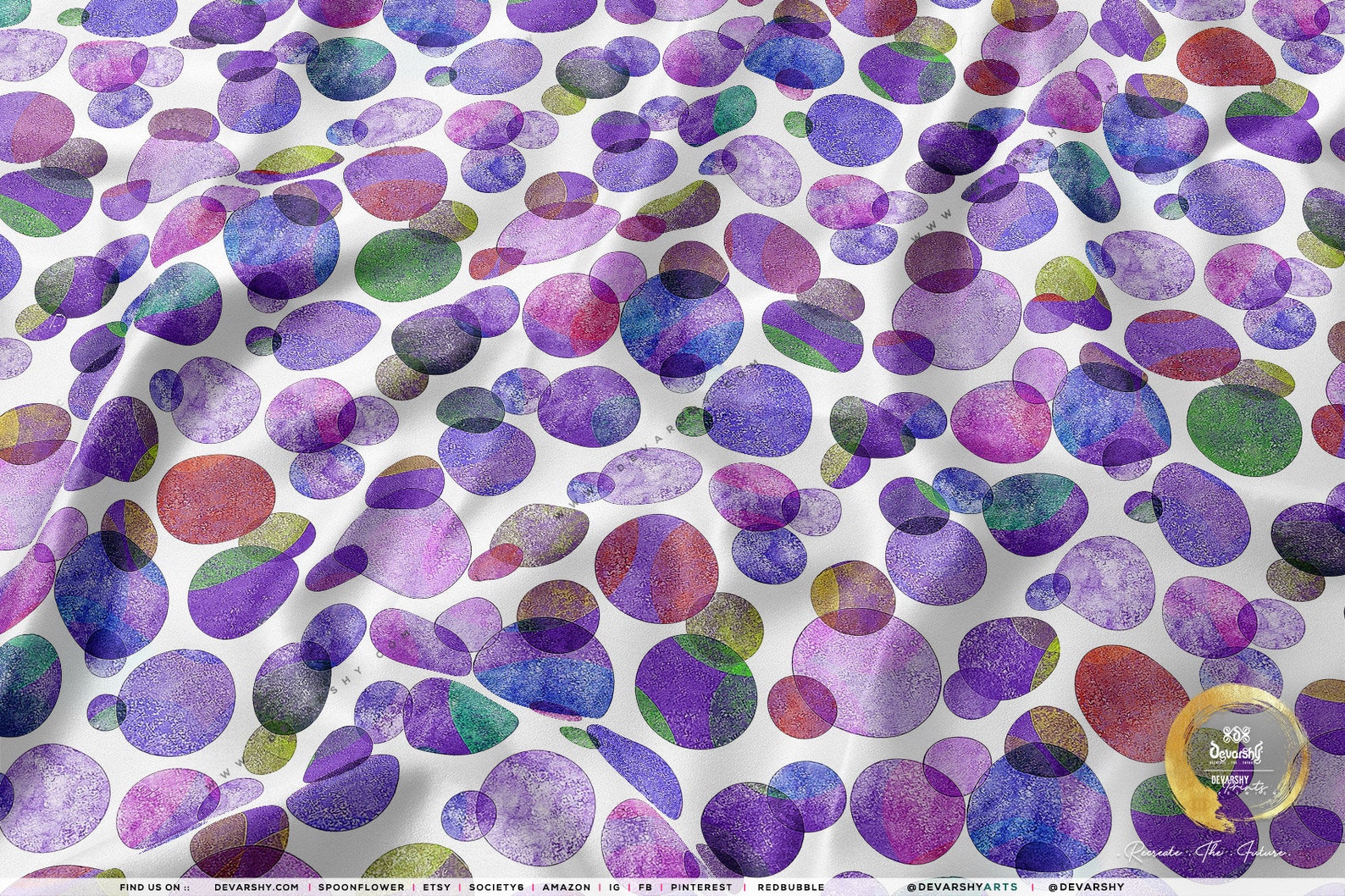 Polka Dots Apparel Fabric 3m+ | 8 Fabric Options | 18 Designs. Fabric ...