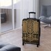 Baroque Gold Suitcase Luxury Travel Luggage Decorative Carry-on ...