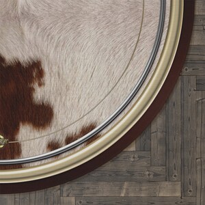 Cow Print Round Rug Cow Skin Carpet Best Selling Rug Cowhide Area Rug ...