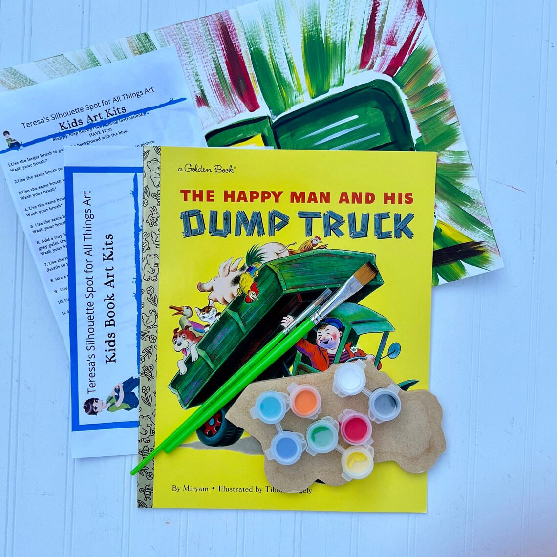 Girls Art Kitart Kits for Kidsart and Book Paint Kits | Etsy