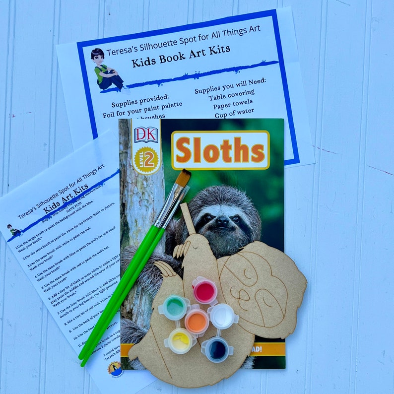 Girls Art Kitart Kits for Kidsart and Book Paint Kits - Etsy