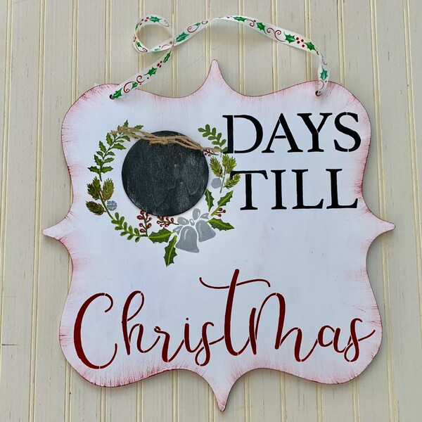 Outdoor Christmas Sign Countdown - Etsy