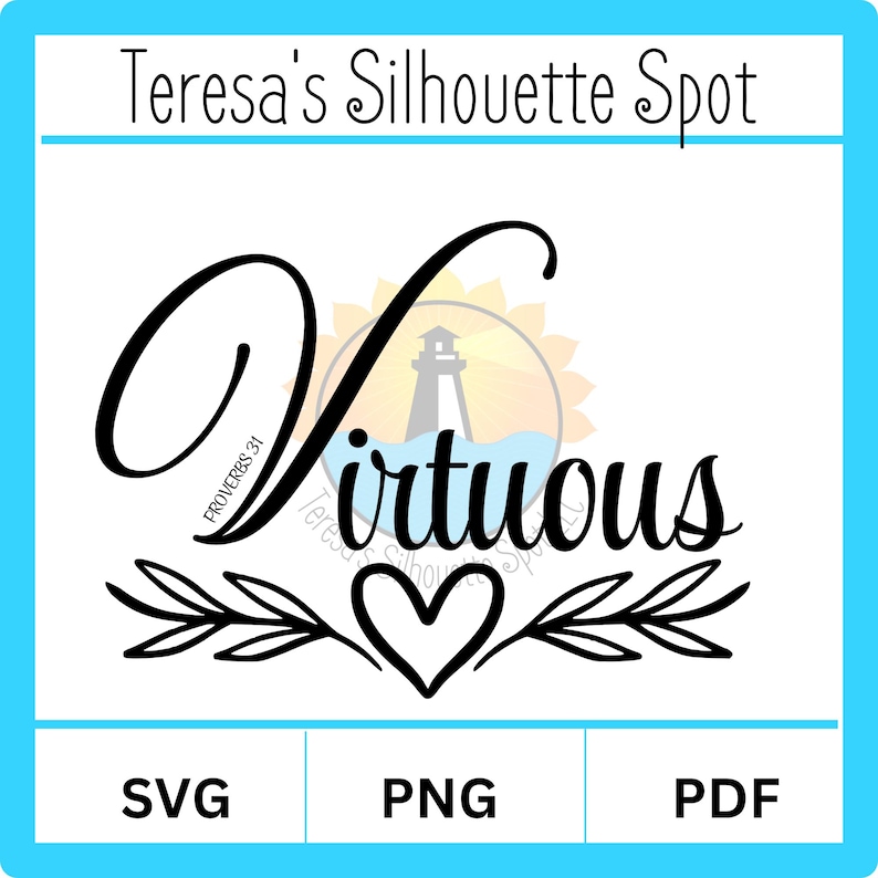 Virtuous Woman Proverbs 31 SVG Cut File: DIY T-shirt Design (digital ...