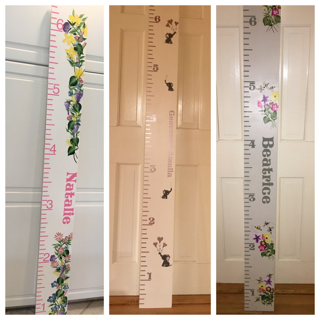 Growth Chart Ruler Child's Personalized Keepsake Nursery Decor Perfect ...