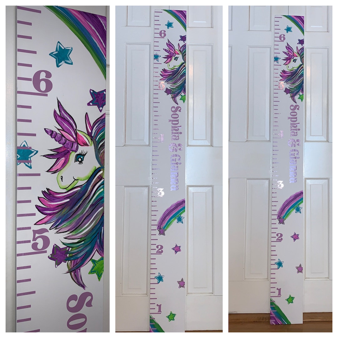 Growth Chart Ruler Child's Personalized Keepsake Nursery Decor Perfect ...