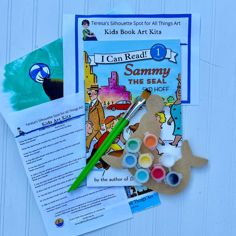 Girls Art Kitart Kits for Kidsart and Book Paint Kits - Etsy