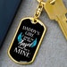 In Memory of Dad, in Memory of Grandad, Memorial Keyring, Memorial Gift ...