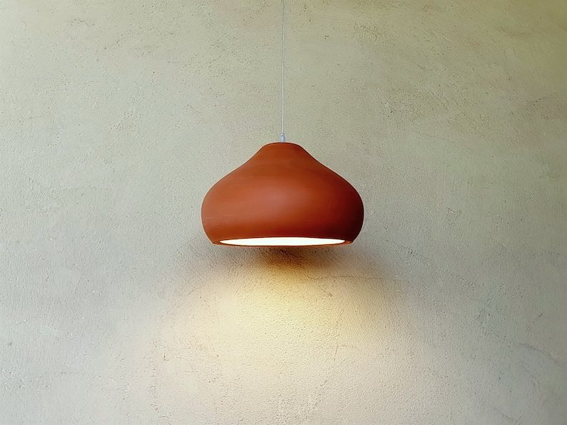 Terra Cotta pendant light kitchen lighting Dining room | Etsy