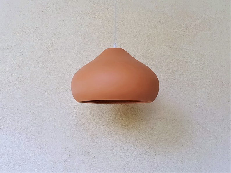 Terra Cotta Pendant Light Kitchen Lighting dining Room - Etsy Israel