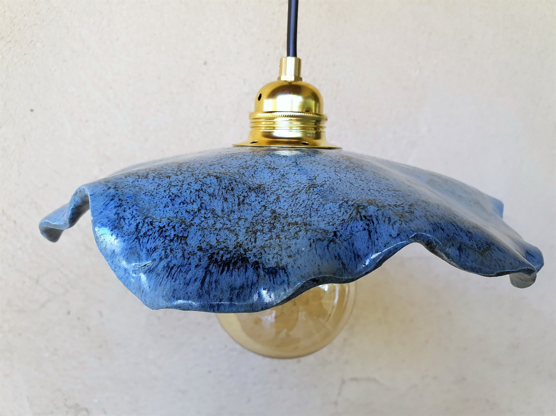 Pendant Light Ceramic Lamp Shade Kitchen Island Lightingbed | Etsy