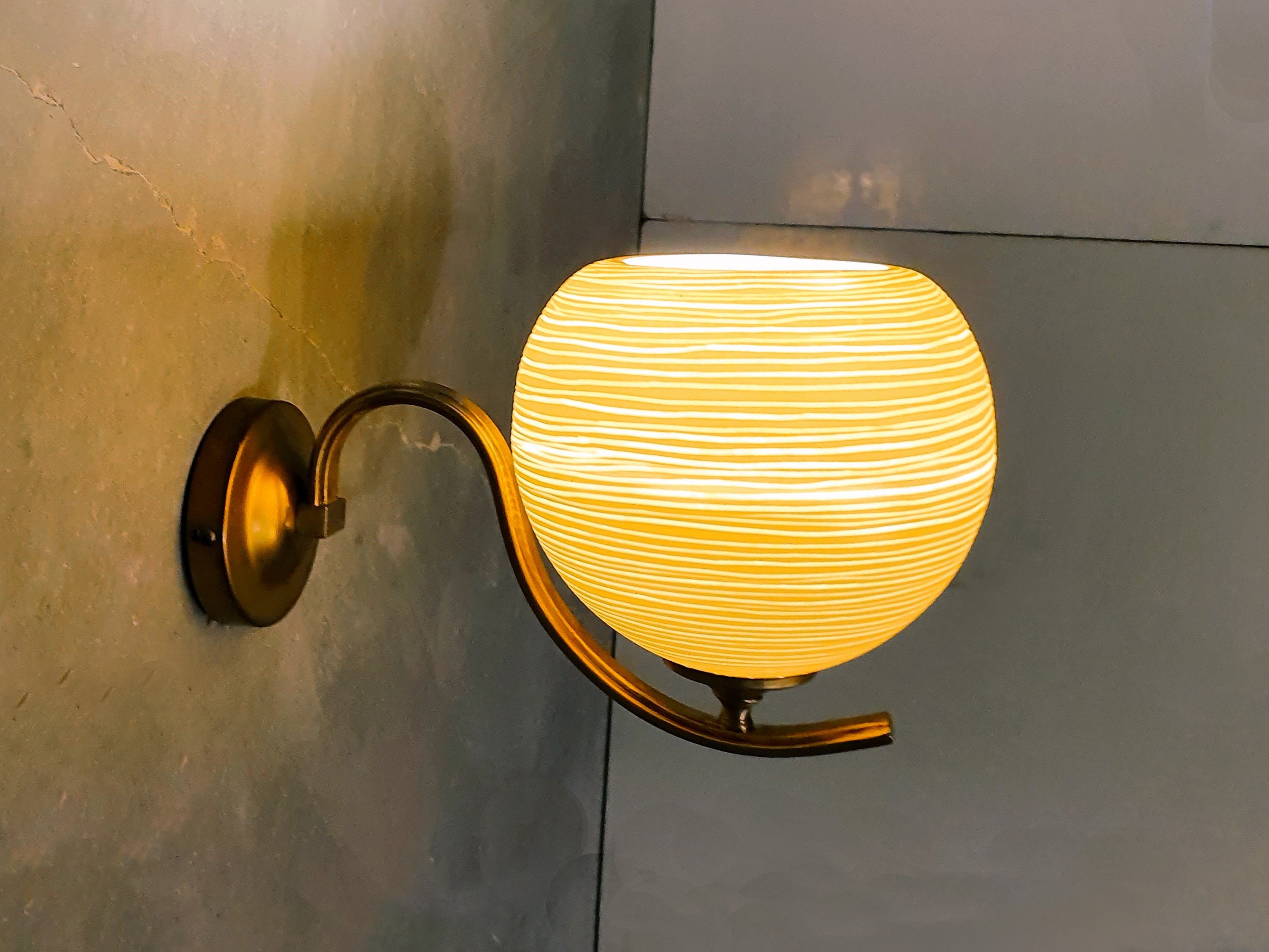 Wall Light Porcelain Lamp Shade Wall Sconce Living Room - Etsy