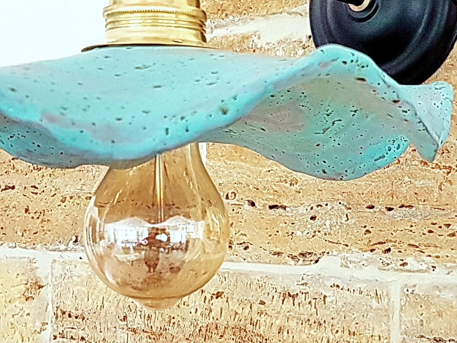 Wall Lighting Boho Clay Sconce Living Room Wall Lamp - Etsy