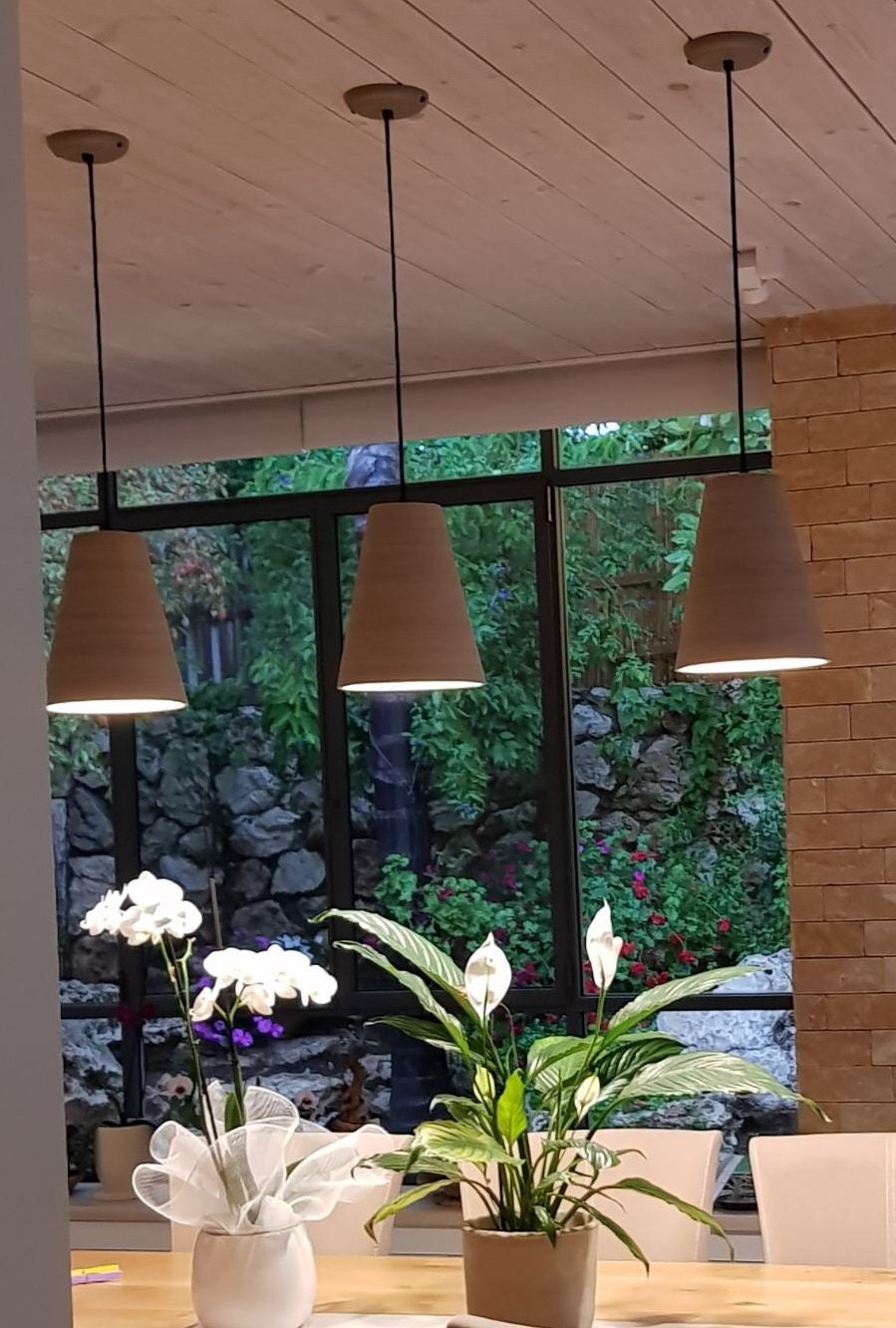 3 Pendant Lights Perforated Ceramic Kitchen Lighting | Etsy Australia