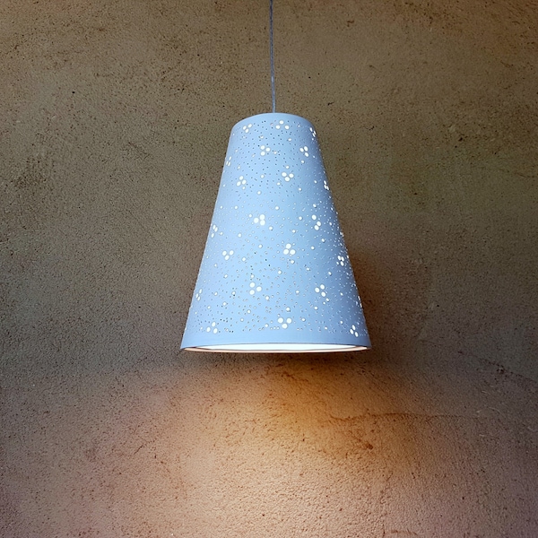 Perforated Ceramic Lamp Shade - Etsy